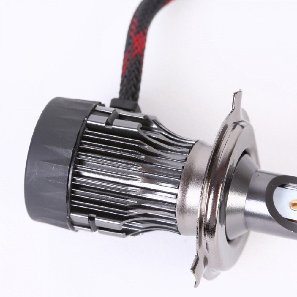 AH Auto LED Headlight Bulbs Conversion Kit H4,CREE Chips,45W,6000K ...